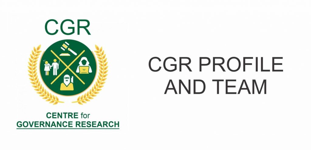 CGR Profile and Team – Centre for Governance Research (CGR)