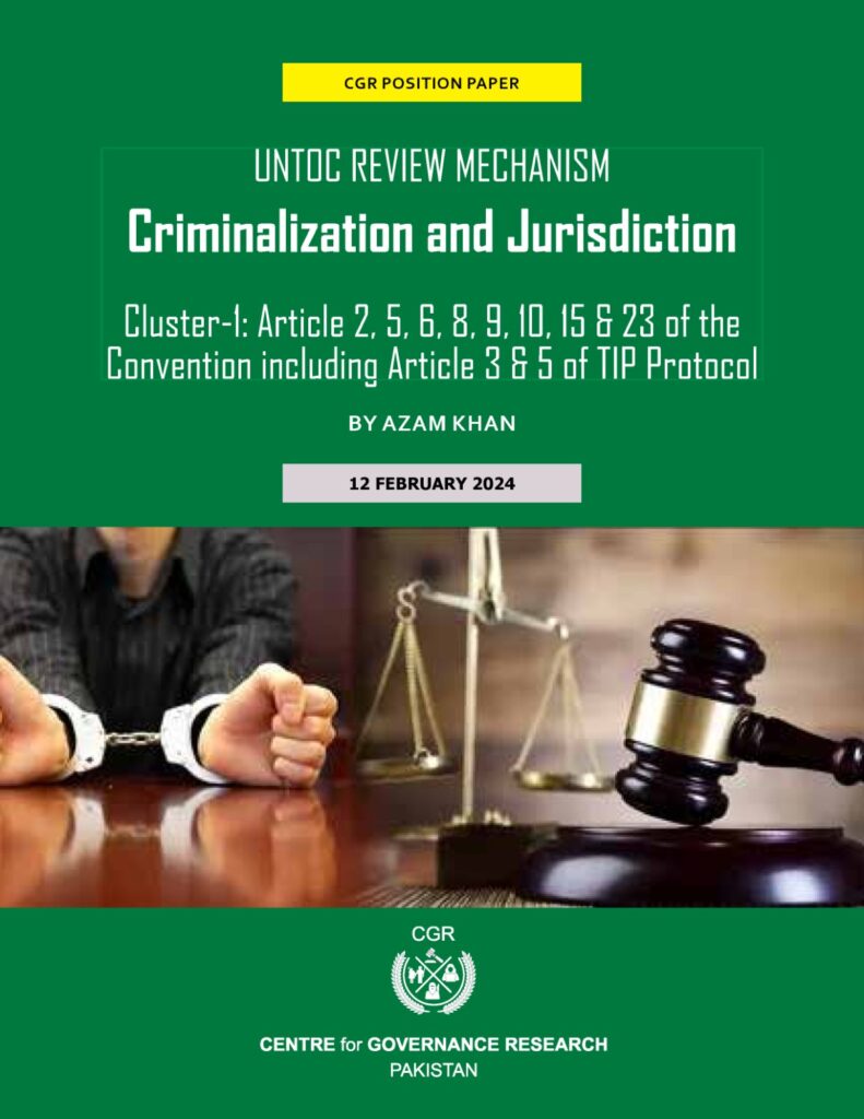 UNTOC Review Mechanism Criminalization and Jurisdiction – Centre for ...